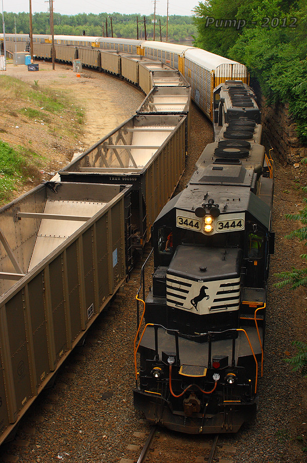Southbound NS Yard Job Train